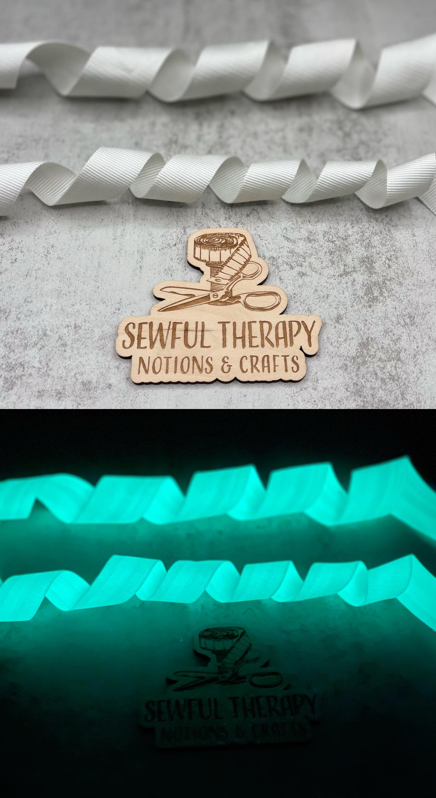 Glow Up: Solid Glow Webbing in White – Sewful Therapy - Notions & Crafts